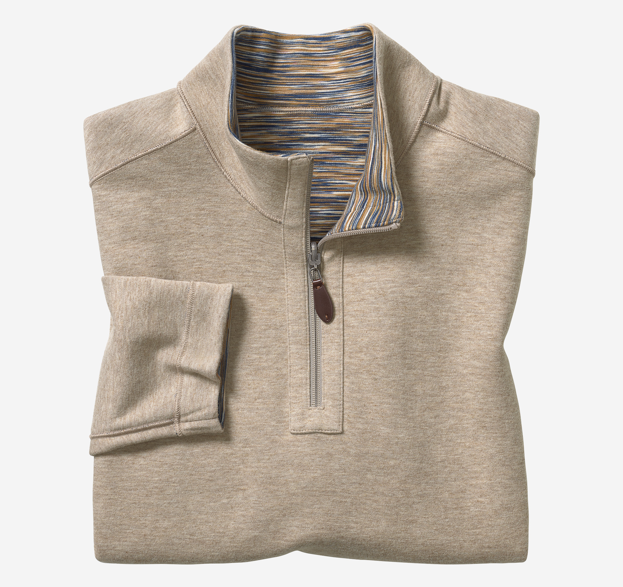 Reversible Space-Dyed Quarter-Zip